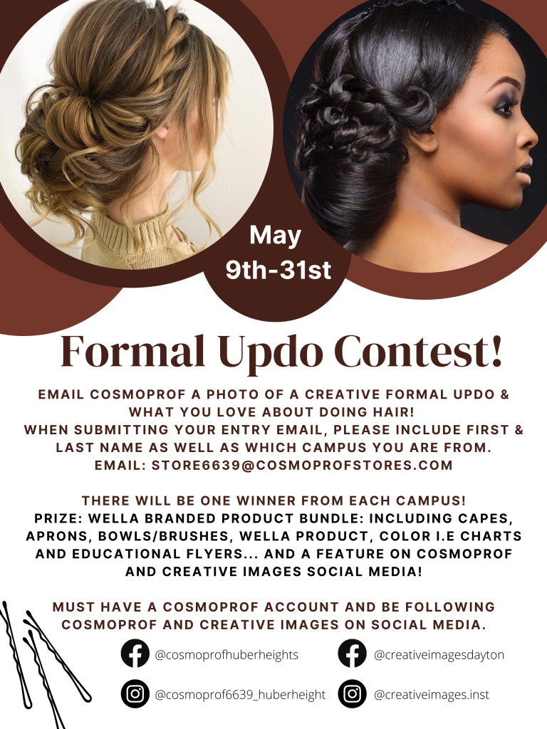 Updo Contest Winners! - Creative Images Institute of Cosmetology