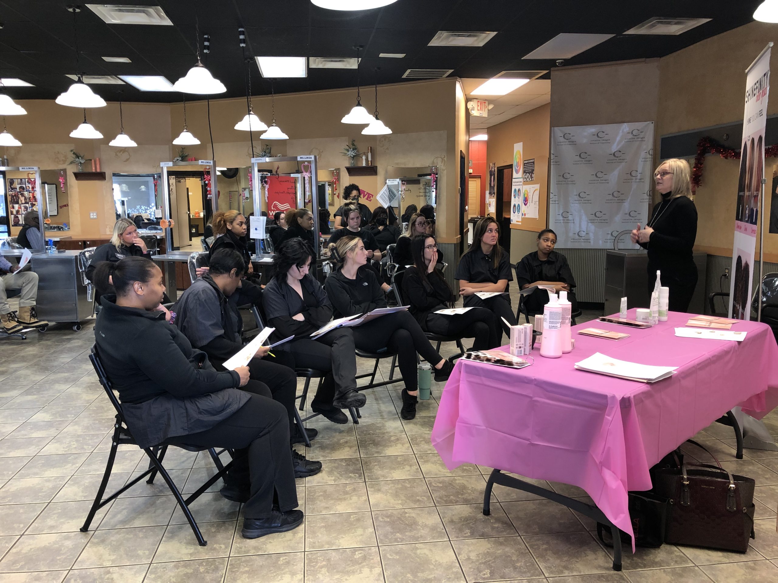 Wella SHINEFINITY Education - Creative Images Institute of Cosmetology